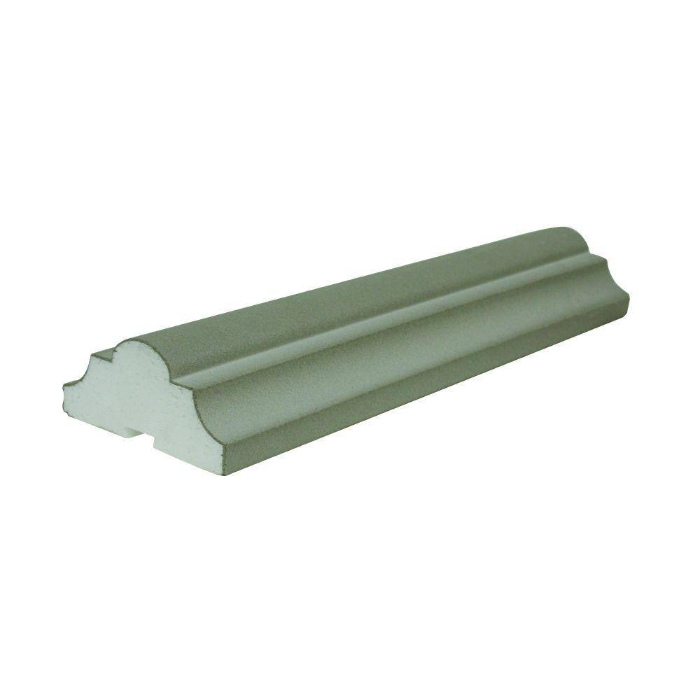 DECORMOULDINGS 4 ft. x 5 in. x 2-5/16 in. Polymer Decor Moulding ...