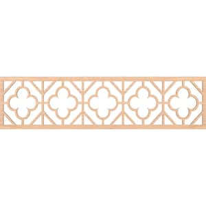 Ekena Millwork Cambridge Fretwork 0.25 in. D x 47 in. W x 12 in. L Red ...