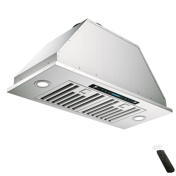 VIKIO 28 in. 900 CFM Ducted Insert Range Hood in Stainless Steel with ...