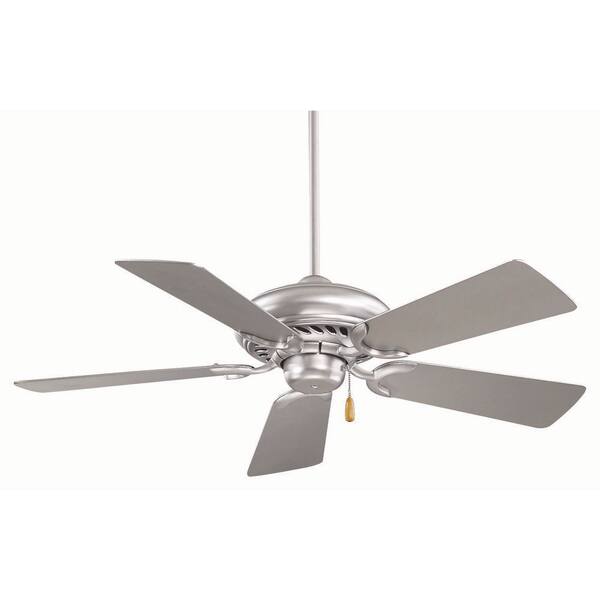Minka Aire Supra 44 In Indoor Brushed Steel Ceiling Fan F563 Bs The