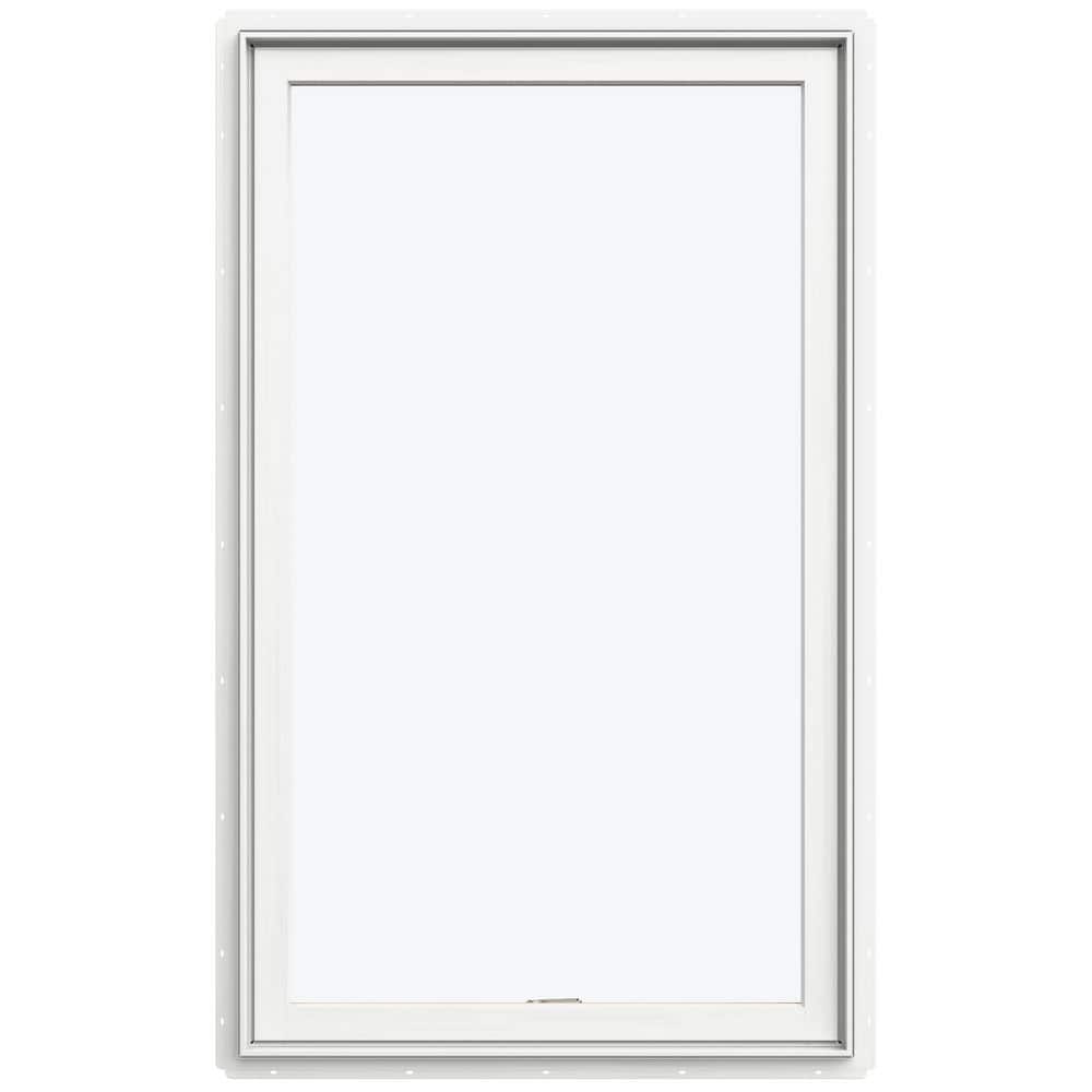 JELD-WEN 36 in. x 54 in. W-5500 Right-Hand Casement Wood Clad Window ...