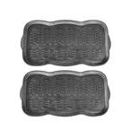 Multy Home Black Colossal 19 in. x 39 in. Rubber Boot Tray-MT5100064 ...