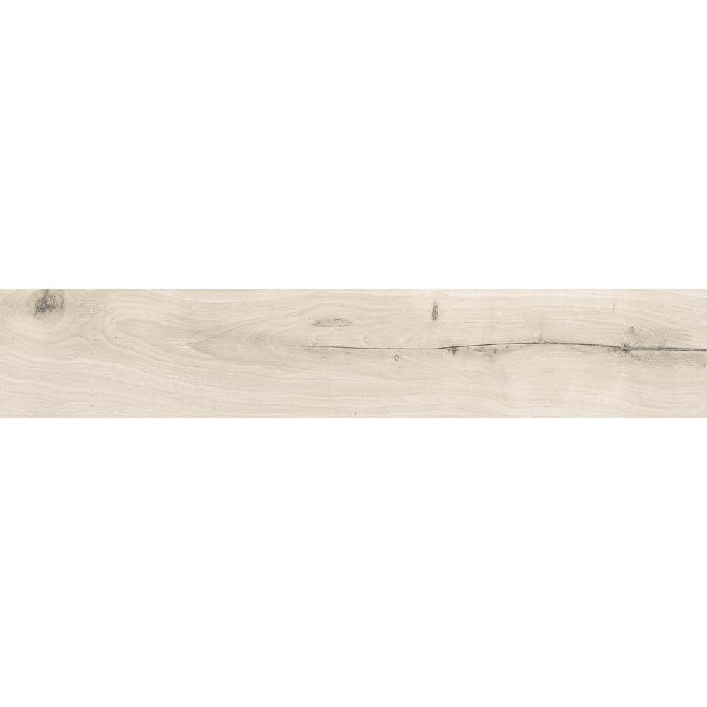 VitrA Craft Light Greige 8 in. x 48 in. Glazed Porcelain Floor and Wall ...