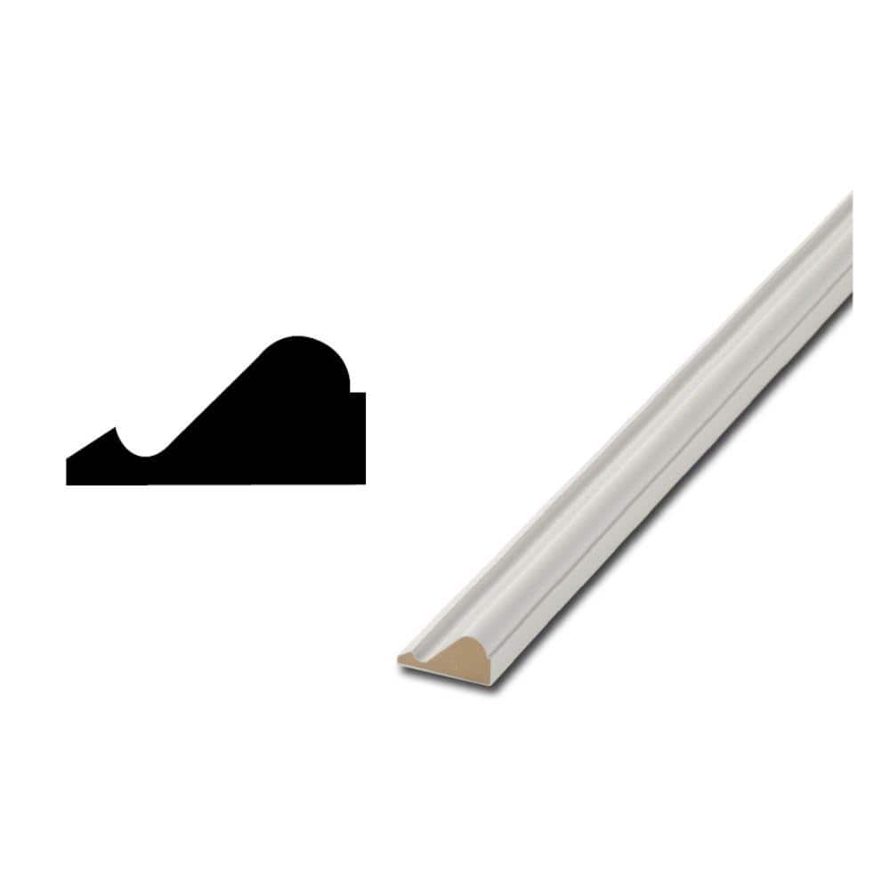 FINISHED ELEGANCE WM163 11/16 x 1-3/8 in. MDF Base Cap Moulding ... FINISHED ELEGANCE WM163 11/16 x 1-3/8 in. MDF Base Cap Moulding ...