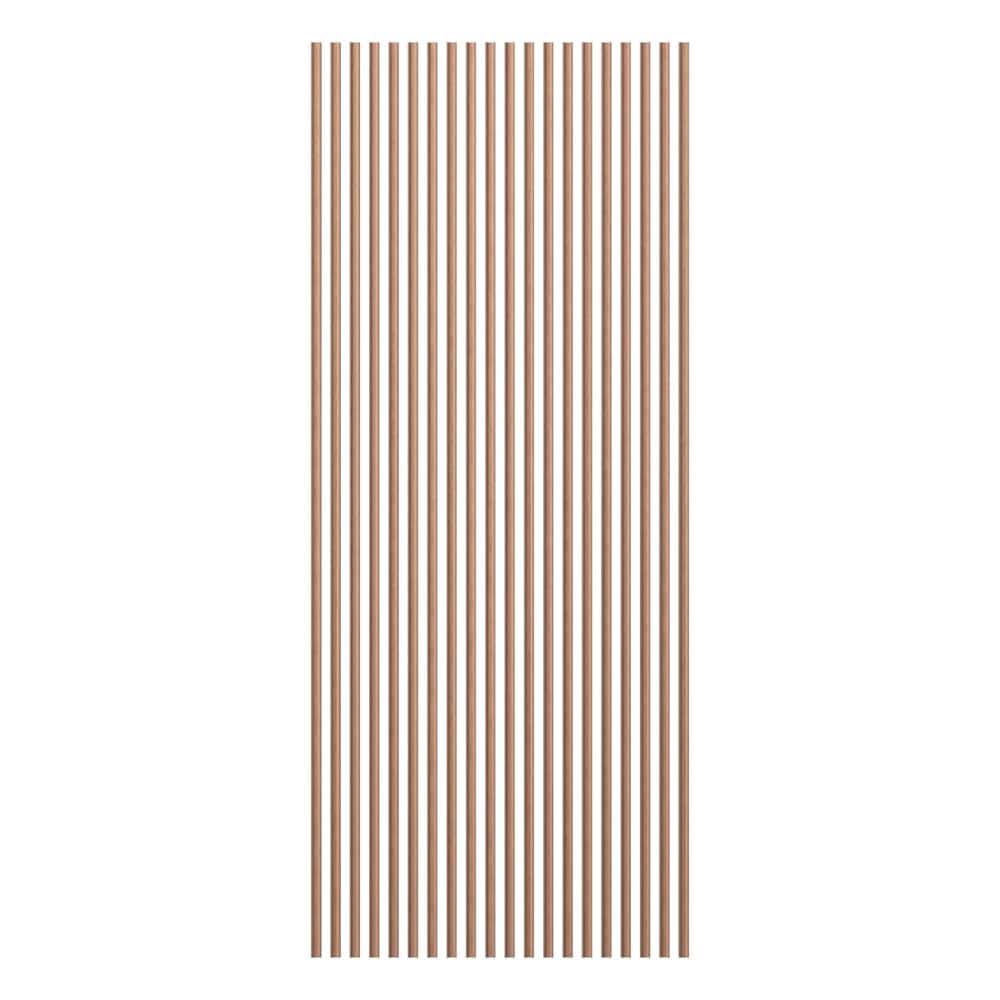 Ekena Millwork Heritage Premier Concave 94.5 in. H x 1 in. W Slatwall ...