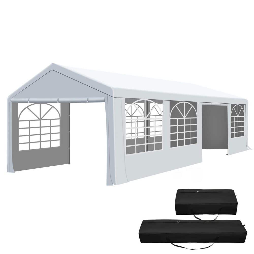 COVERONICS 10 ft. x 30 ft. Outdoor Party Tent, Heavy Duty Patio Event ...