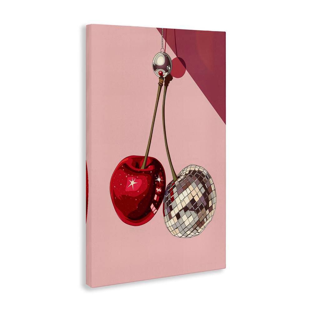 Stupell Industries Dazzling Disco Cherries by LSR Design Studio ...