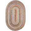 Rhody Rug Annie Wheat Field 2 ft. x 4 ft. Oval Indoor Braided Area Rug ...