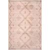 nuLOOM Moroccan Julianne Jute Pink 5 ft. x 8 ft. Indoor Area Rug ...