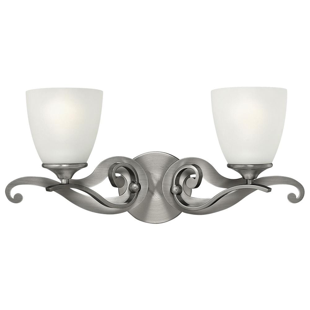 HINKLEY Reese 20.5 in. 2-Light Antique Nickel Vanity Light 56322AN ...