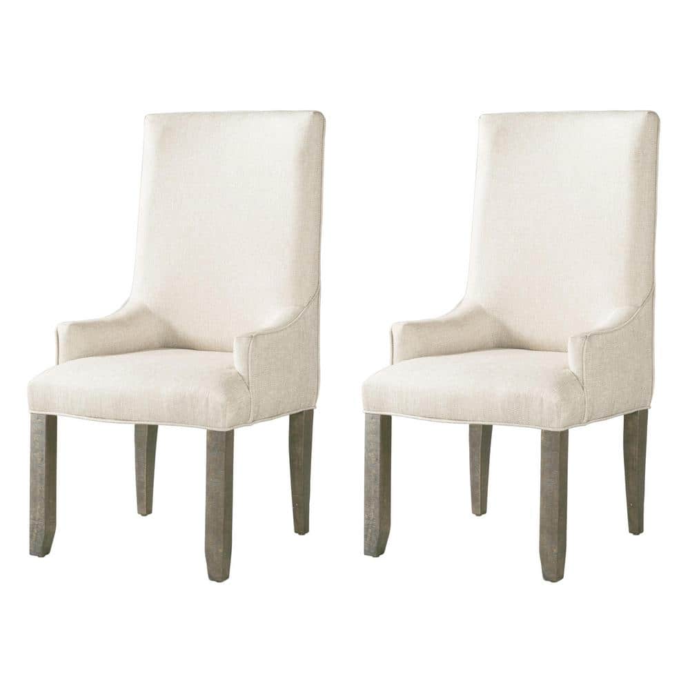 Flynn Walnut Parson Chair Set DFN100PC - The Home Depot