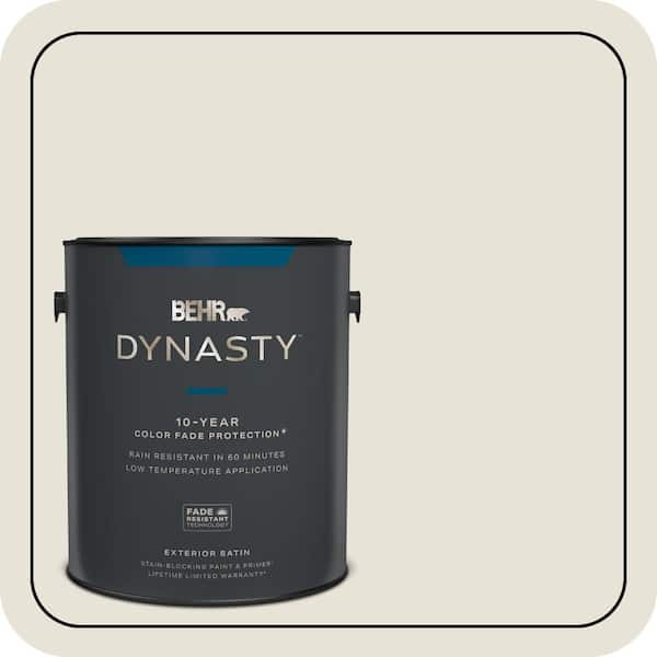 BEHR DYNASTY 1 gal. #PWN-60 French Chateau Satin Enamel Exterior Stain ...