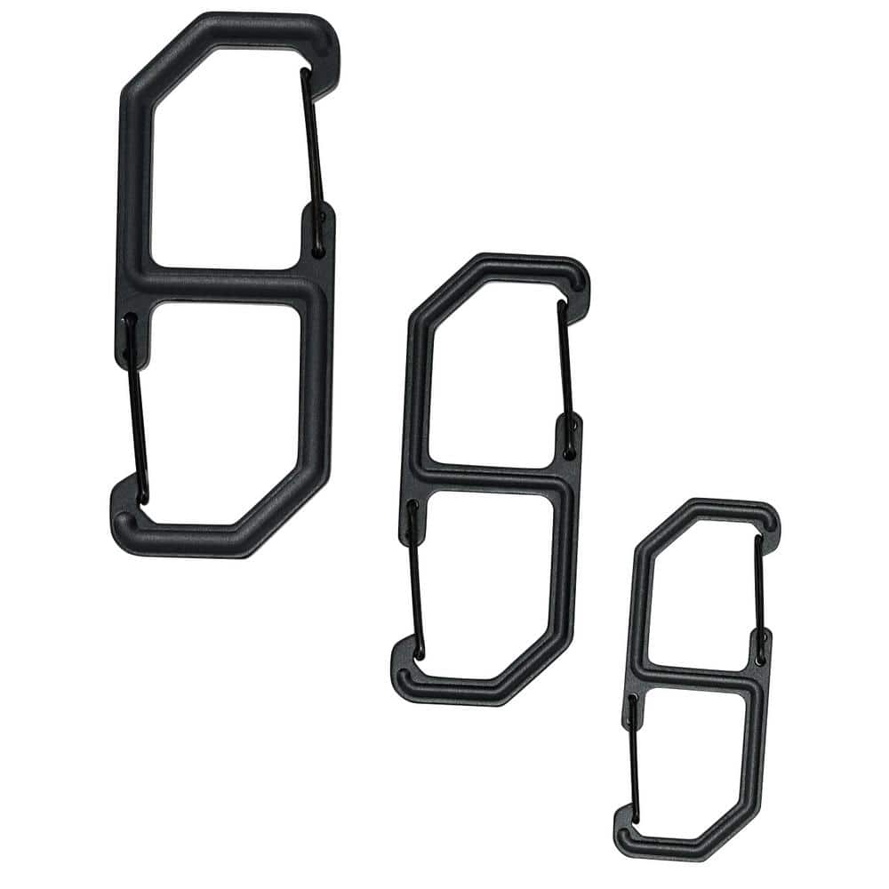 Hillman Apex Double Carabiner Trio (3-Pack) 9985055 - The Home Depot