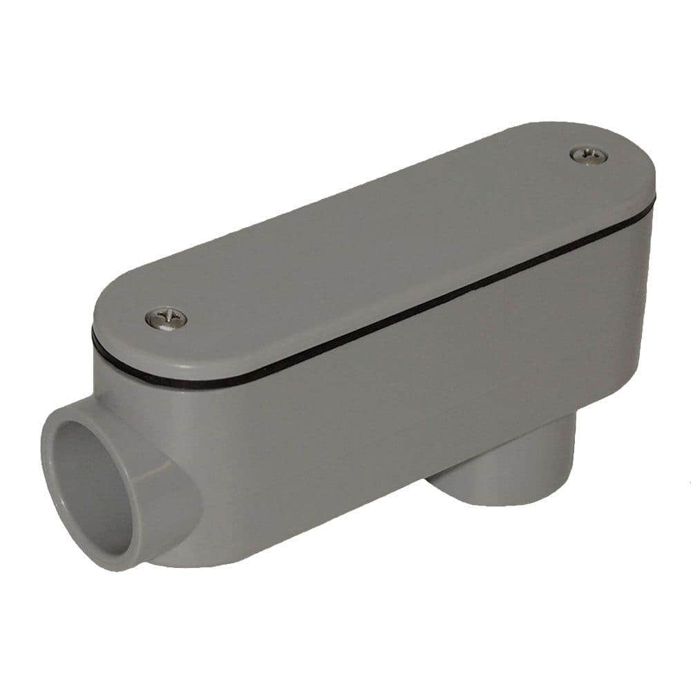 Commercial Electric 2-1/2 in. Type LB Conduit Body CBLB250-CE - The ...