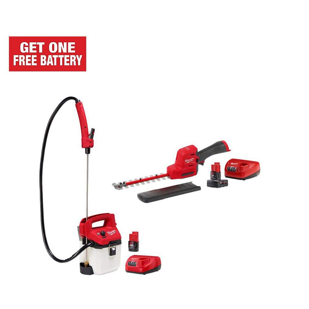 Milwaukee M12 12-Volt 1 Gal. Lithium-Ion Cordless Handheld Sprayer Kit ...