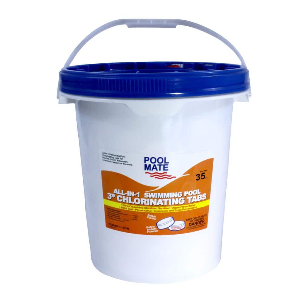Pool Mate 35 lb. Pool All-in-1 3 in. Chlorinating Tablets 1-1440M-K ...