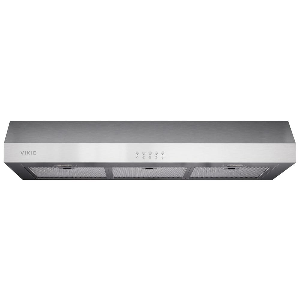 VIKIO 30 in. 600 CFM Ducted Under Cabinet Range Hood in Stainless Steel ...