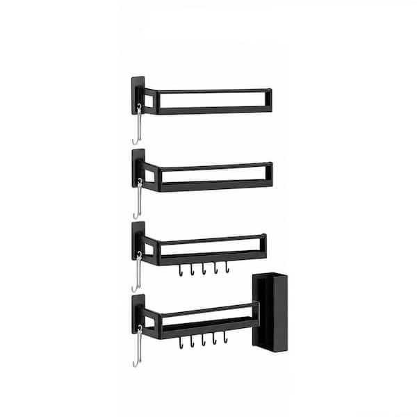 KHKFY 5-Pack Magnetic Spice Storage Rack Organizer with Dual Punch and ...
