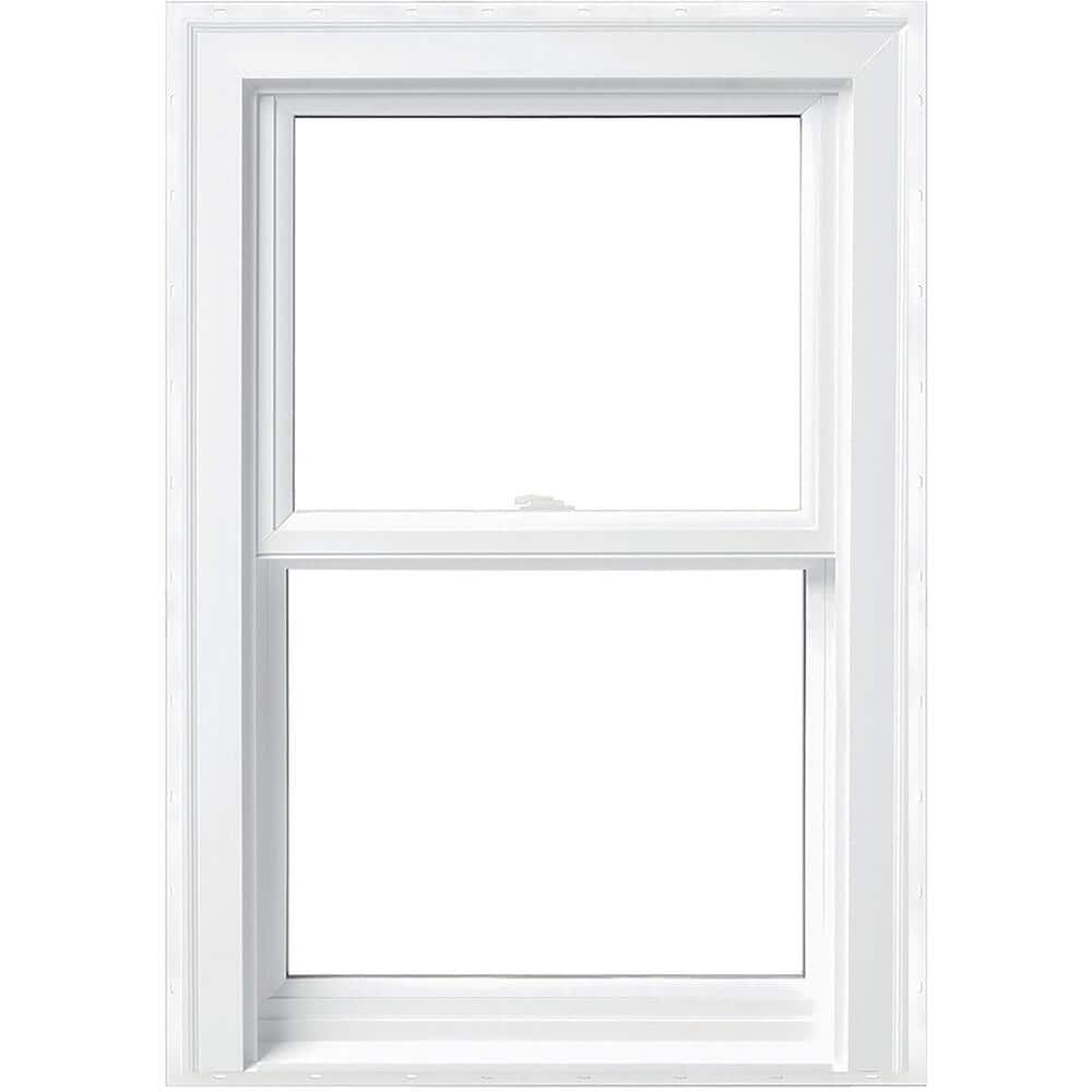 JELD-WEN V-2500 Series 25.5 in. x 36 in. Double Pane Double Hung Vinyl ...