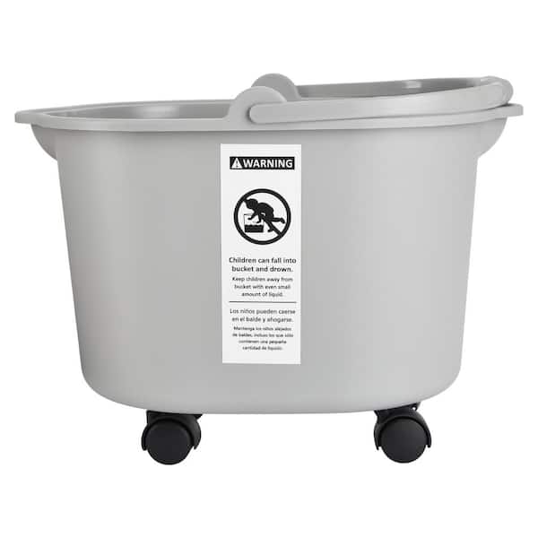 HDX 20 qt. Rolling Bucket 482109 - The Home Depot