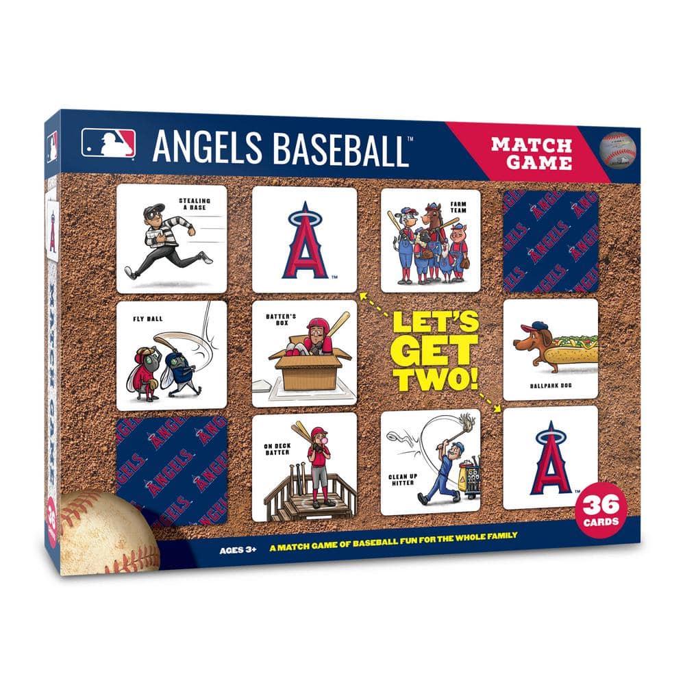 YouTheFan MLB Los Angeles Angels Licensed Memory Match Game 2500751 ...