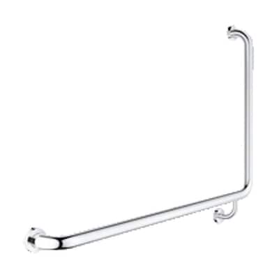 GROHE Essentials Cube 12 in. Grab Bar in StarLight Chrome 40514001 ...