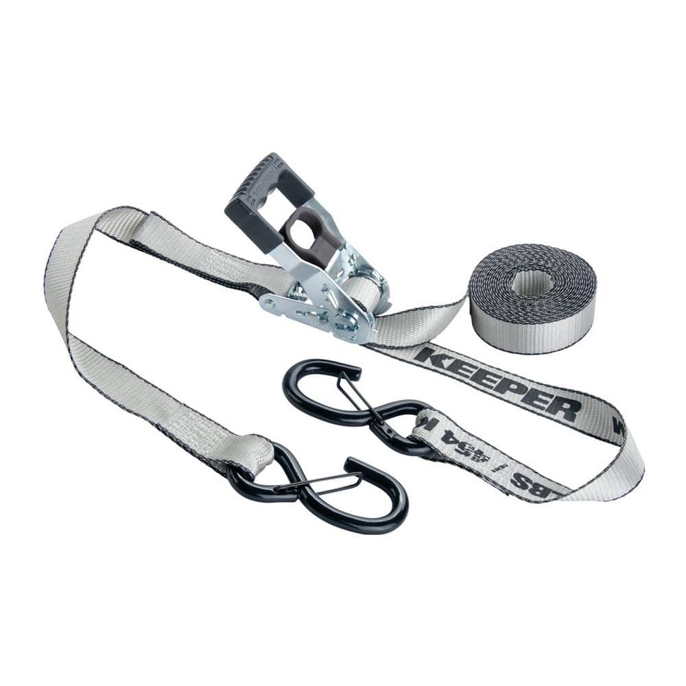Keeper Extreme Webbing Tie Down Ratchet Strap 16 ft. x 1.25 in. 1,000 ...