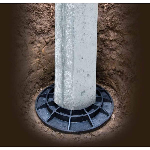 FootingPad 10 in. Dia. x 1 in. Composite Post Foundation 121-102 - The ...