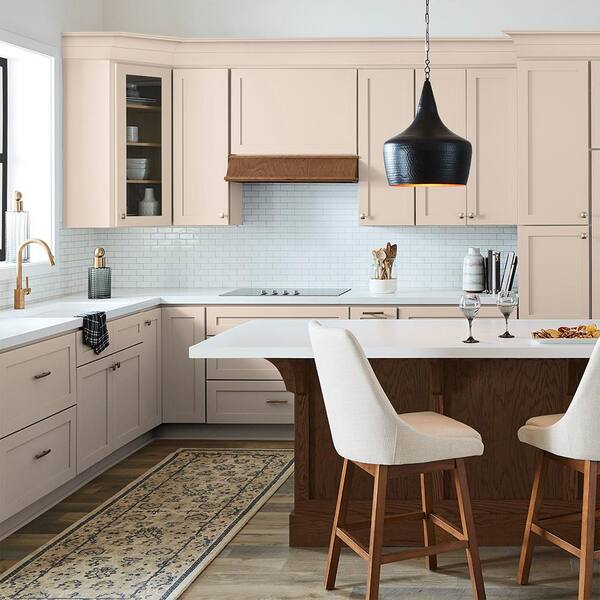 BEHR DYNASTY 1 gal. #N260-1 Vanilla Mocha Satin Enamel Stain-Blocking ...