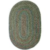 Rhody Rug Kennebunkport Sage Multi 2 ft. x 3 ft. Oval Indoor/Outdoor ...