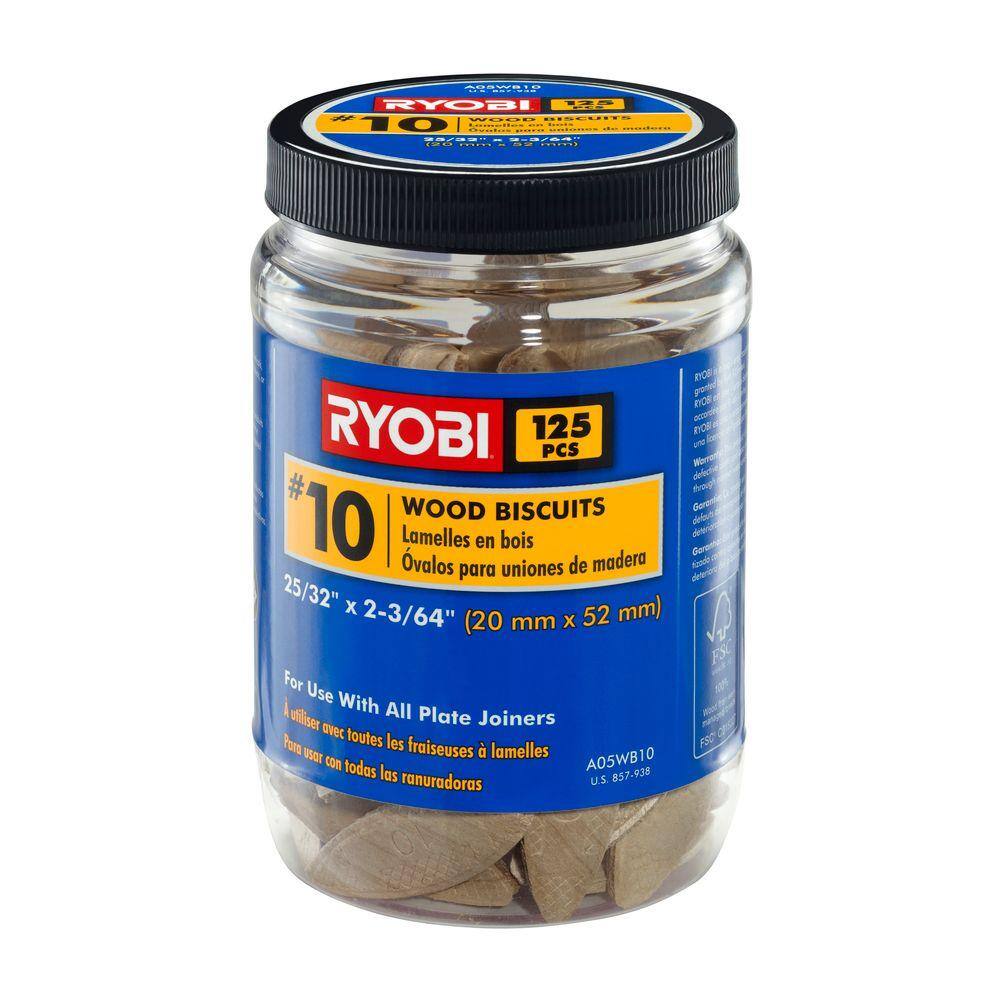 Reviews for RYOBI #10 Wood Biscuits (125-Piece) | Pg 1 - The Home Depot