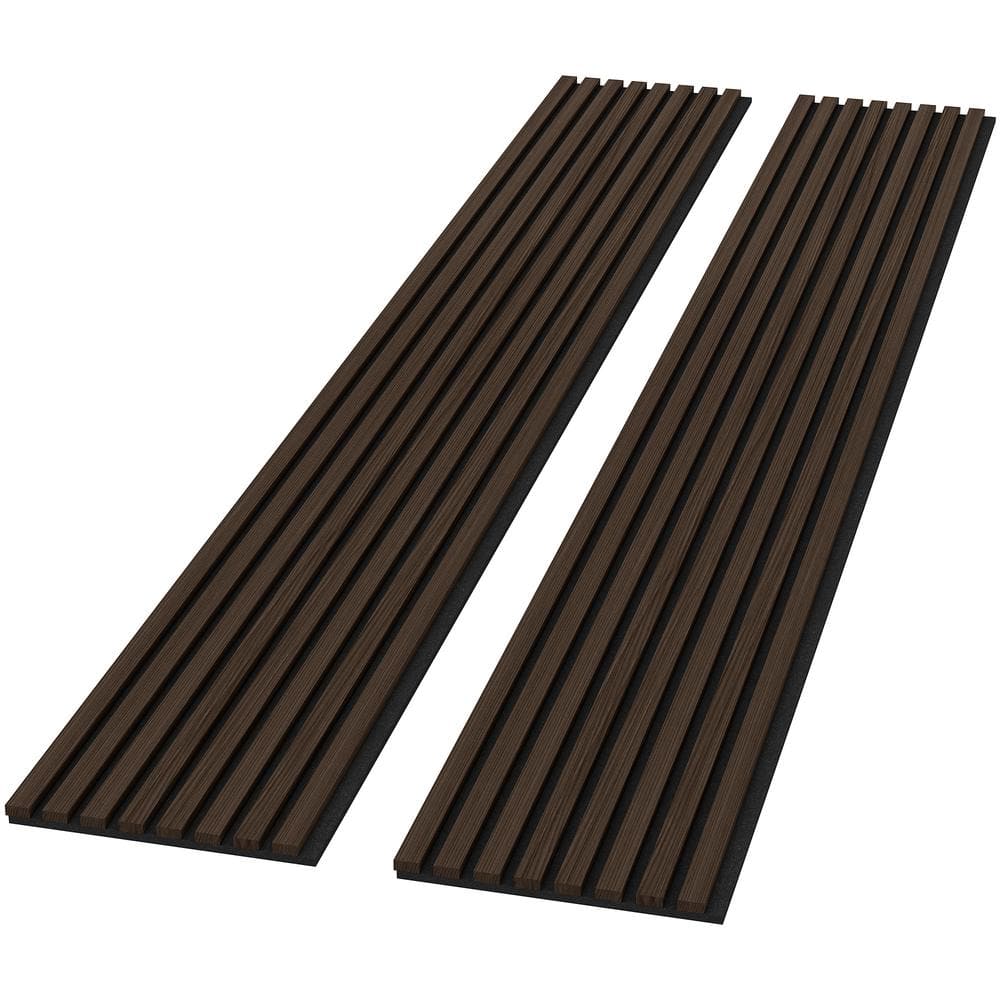 UPC 093337143175 - 94.49 in. x 12.6in. Smoking Walnut(Black Felt) Wood ...