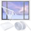 Wellco 39 in. x 59 in. Indoor Window Insulation Kit Keep Warm for ...