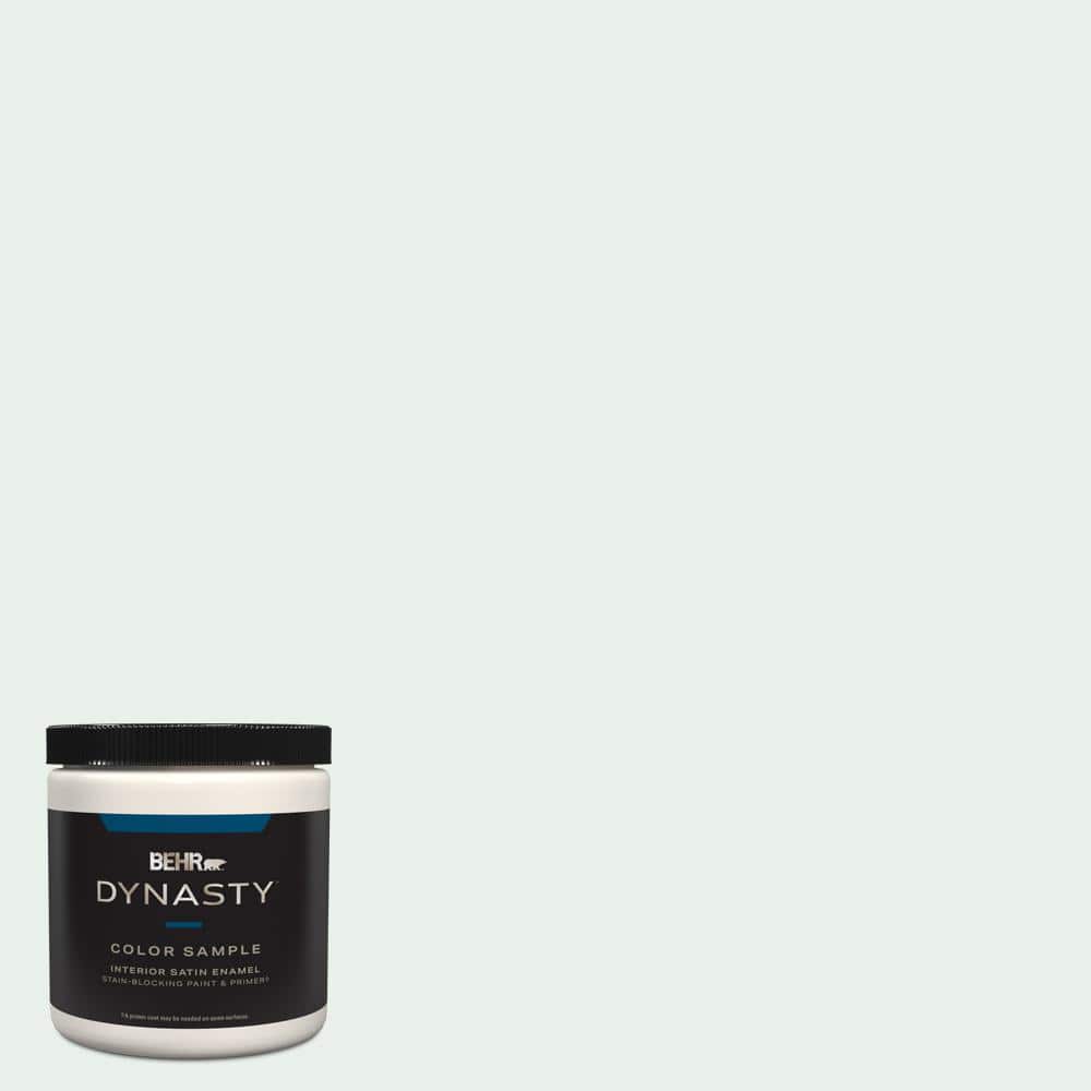 BEHR DYNASTY 8 oz. #PPL-36 Cool Reflection Satin Enamel Stain-Blocking ... BEHR DYNASTY 8 oz. #PPL-36 Cool Reflection Satin Enamel Stain-Blocking ...