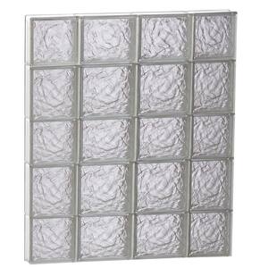 Clearly Secure 31 in. x 23.25 in. x 3.125 in. Frameless Frosted Pattern ...