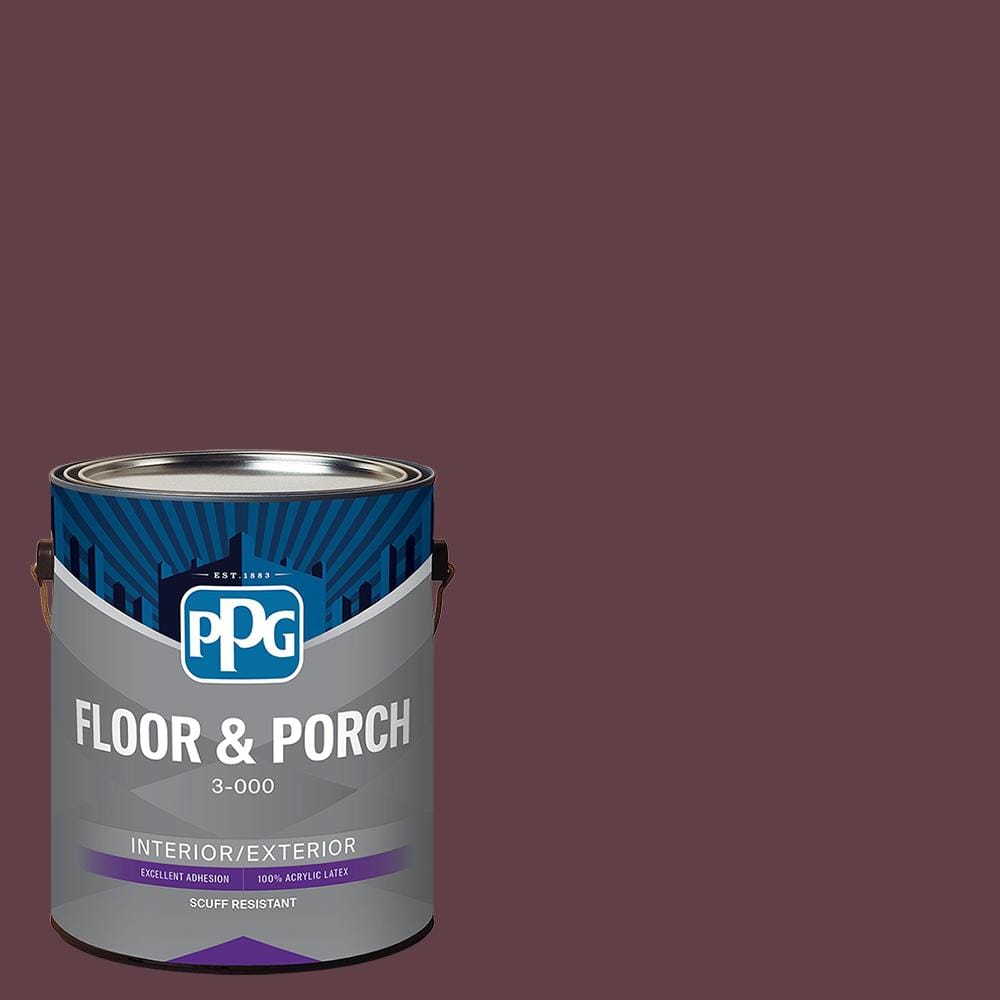 PPG 1 gal. PPG1048-7 Gooseberry Satin Interior/Exterior Floor and Porch ...