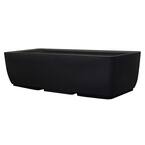 RTS Home Accents 36 in. x 15 in. Indoor/Outdoor Black Polyethylene ...