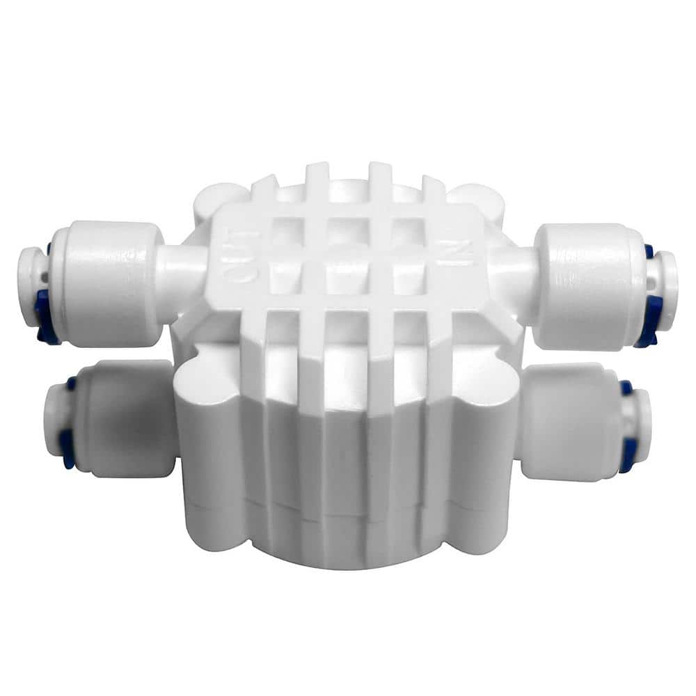 Express Water Automatic Shut Off Valve Quick Connect 1/4 in. Fittings ...