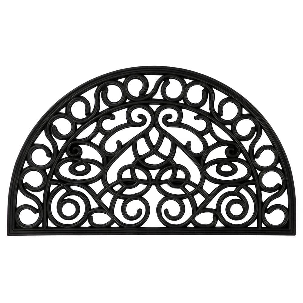 Ottomanson Easy clean, Waterproof Non-Slip Indoor/Outdoor Rubber ...