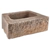 Pavestone ProMuro 6 in. x 18 in. x 12 in. Charcoal/Tan Concrete ...