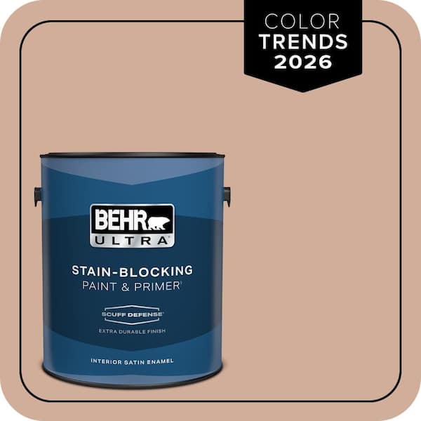 BEHR ULTRA 1 gal. #S200-3 Iced Copper Extra Durable Satin Enamel ...