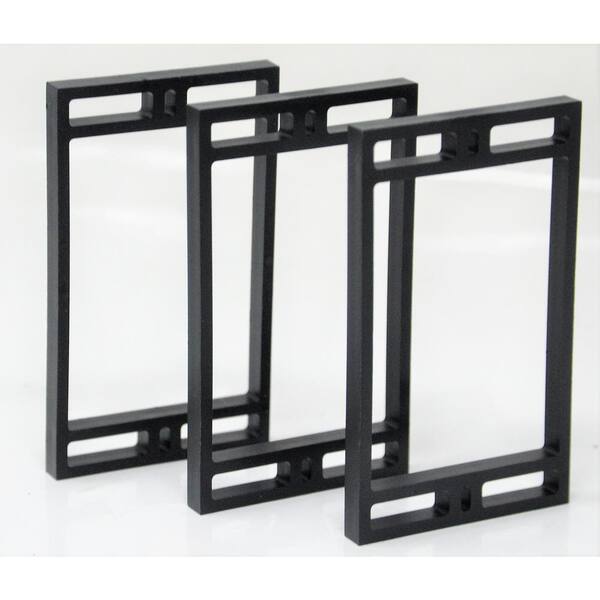 Commercial Electric 1/4 in. 1-Gang Outlet Box Extender (3-Pack) SG14-3 ...