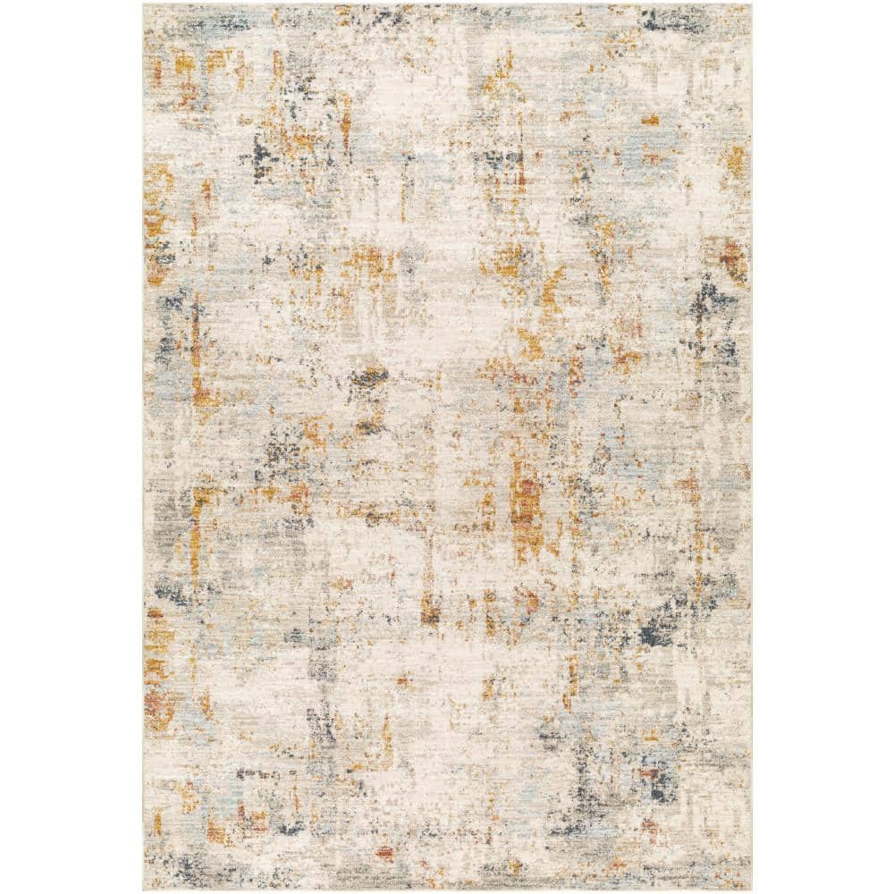 Livabliss Beckham Gray/Beige Ombre 9 ft. x 12 ft. Indoor Area Rug ...