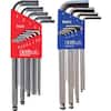 Eklind Combination Bright-Ball-Hex-L Key Set Sizes0.050 in. to 3/8 in ...