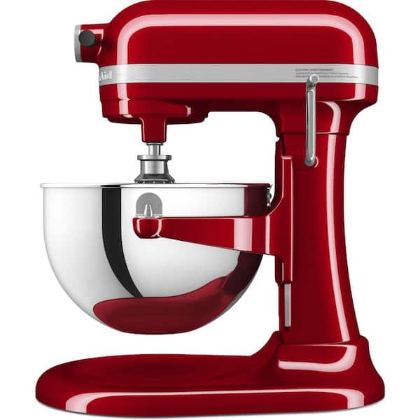 5.5 qt. 11-Speed Stainless Steel Bowl-Lift Stand Mixer in Red KSM55SXXXER - The Home Depot
