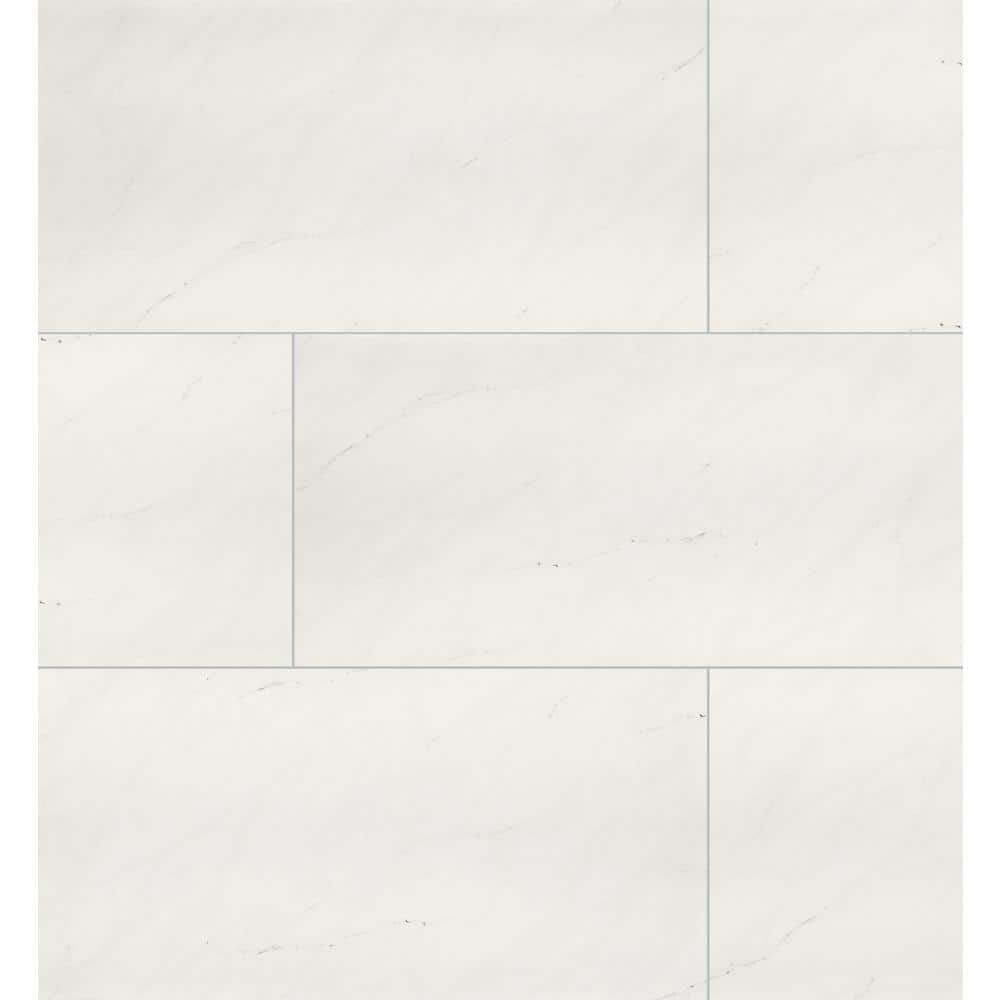 MSI Take Home Tile Sample - Aria Ice 4 in. x 4 in. Polished Porcelain ...