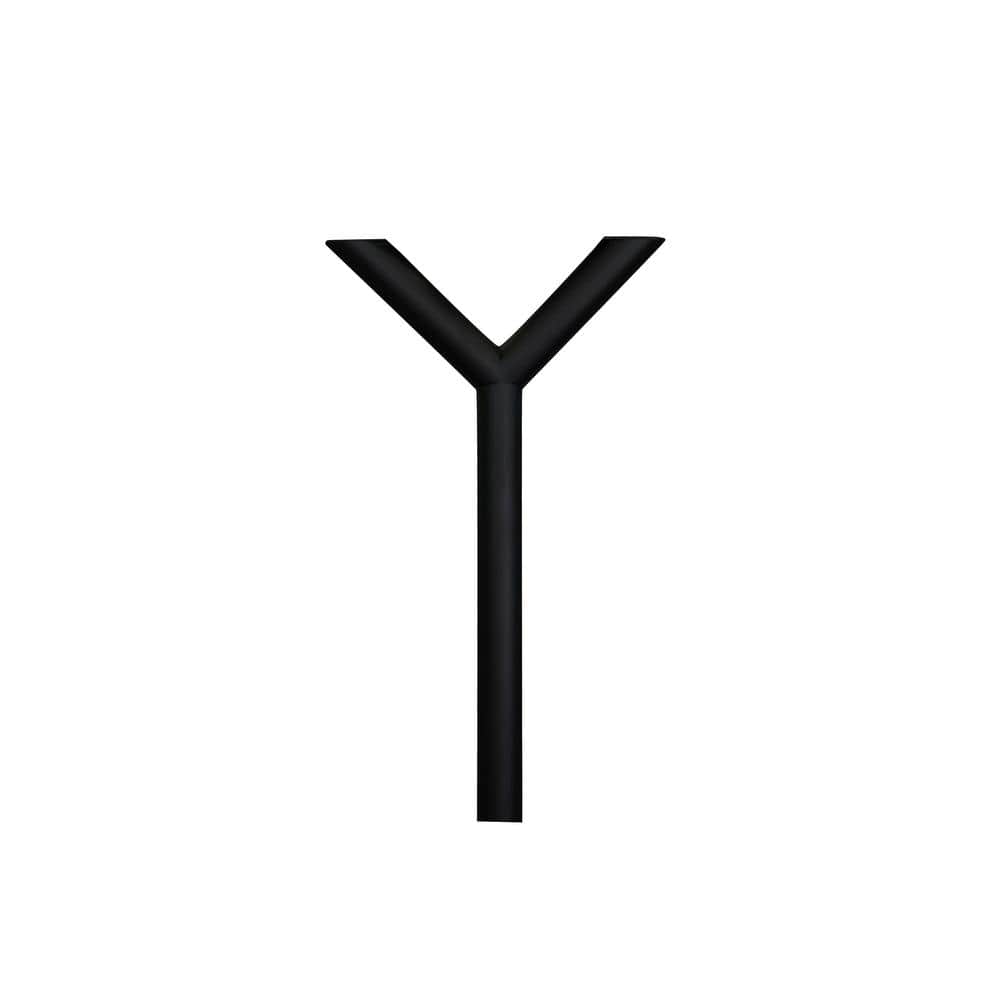 QualArc Penfield Series - Twin Post Only, No Base - Color: Black – 24 ...