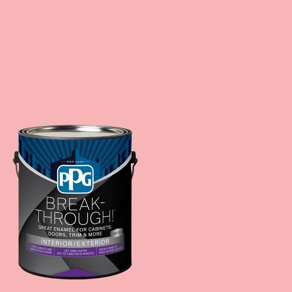Break-Through! 1 gal. PPG1185-3 Precious Pink Satin Door, Trim ...