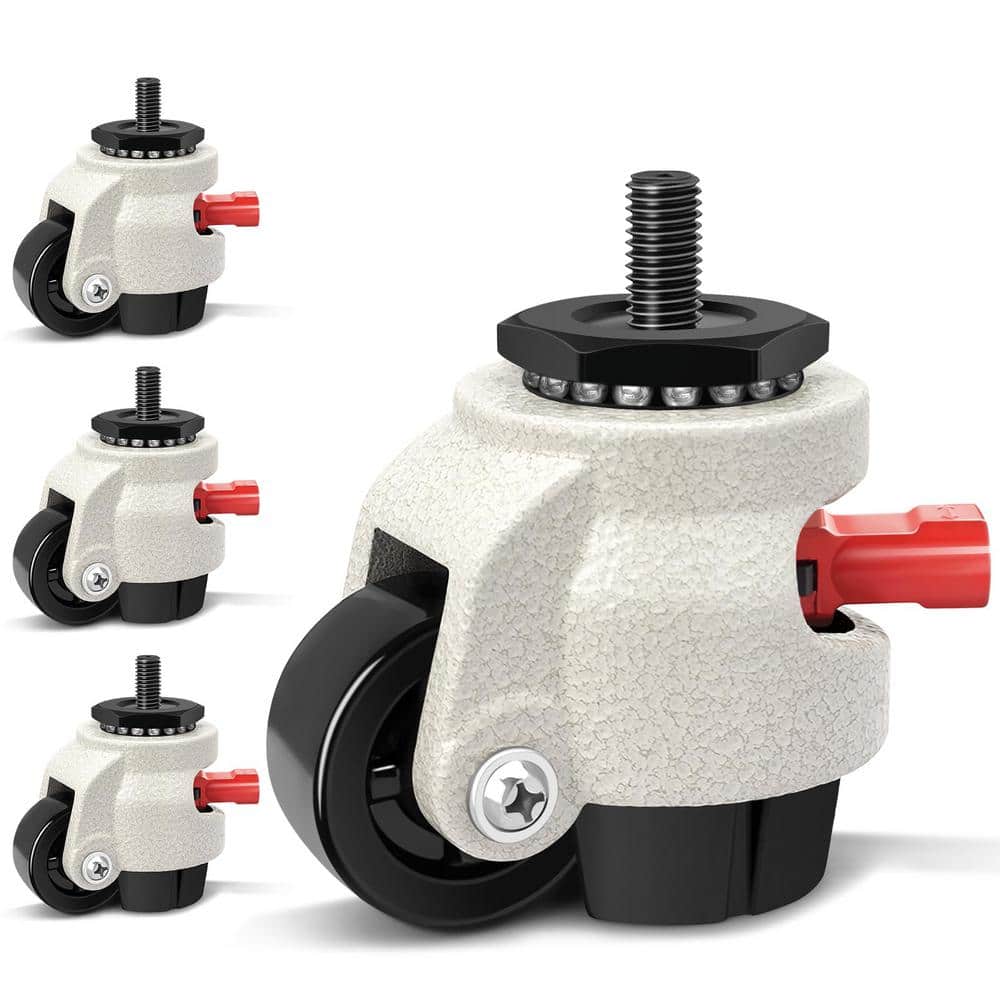 Angel Sar Leveling Stem Caster Wheels with Upgraded Ratchet Arm for ...