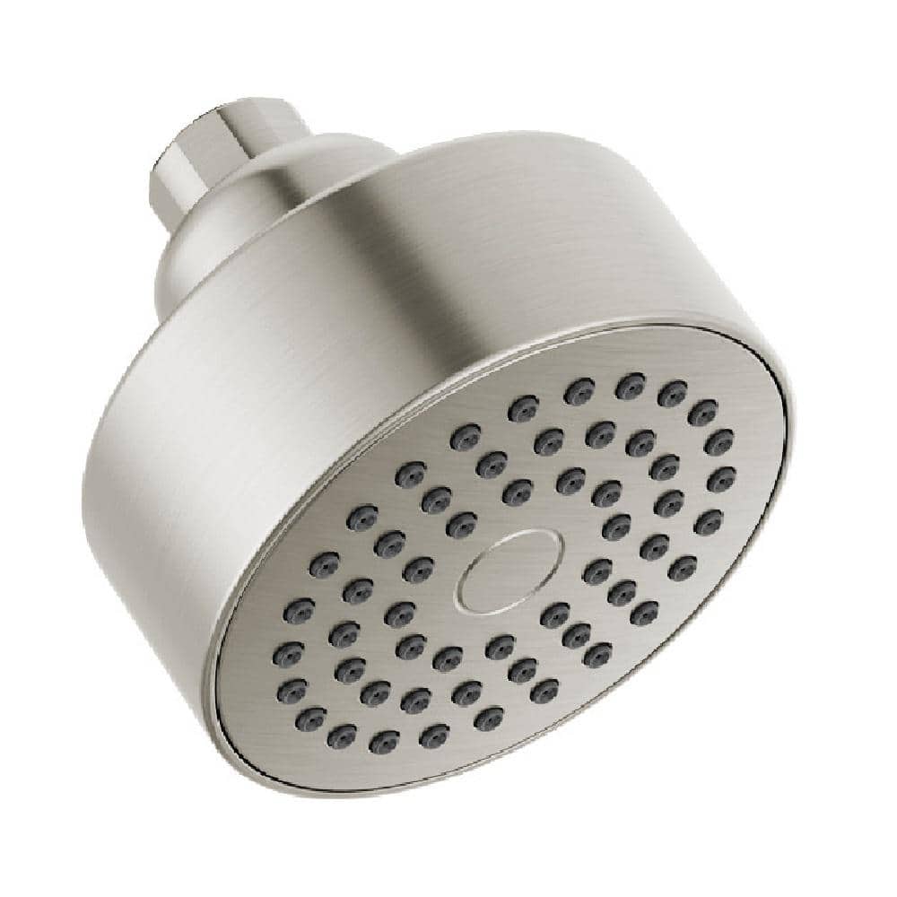 Delta Modern 1-Spray Patterns 1.75 GPM 3.5 in. Wall Mount Fixed Shower ...